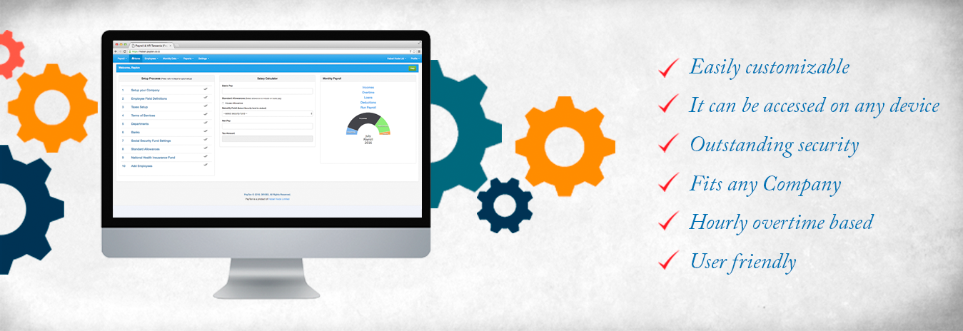 Payroll Tanzania (East Africa) with Human Resource and Mgmt - PayTan